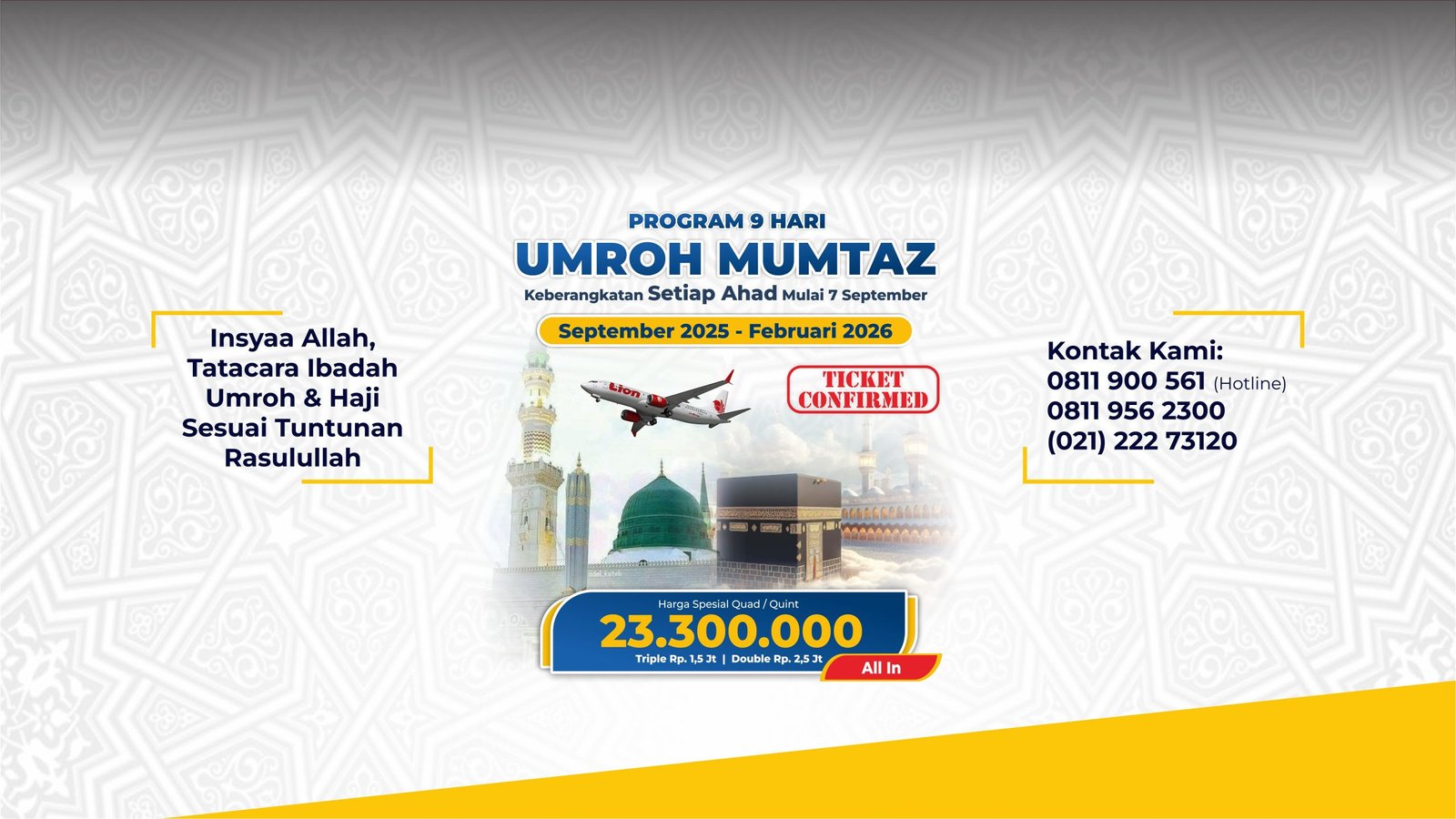 Travel Umroh Terbaik di Jakarta Indonesia - Embun Nabawi Wisata